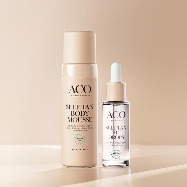 ACO Self Tanning Mousse + ACO Self tanning Drops – Ihopalvelu Shop